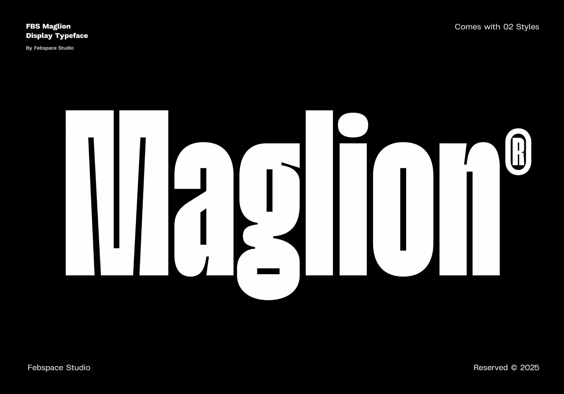 FBS Maglion Font - YouWorkForThem