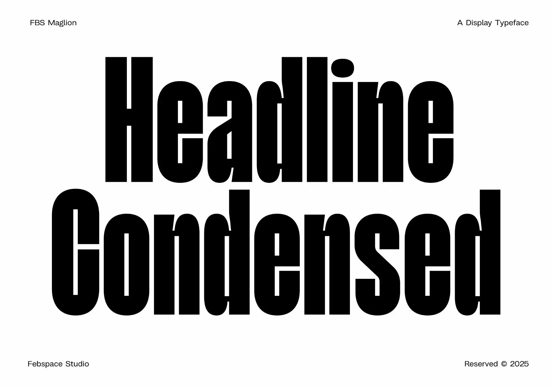 FBS Maglion Font - YouWorkForThem