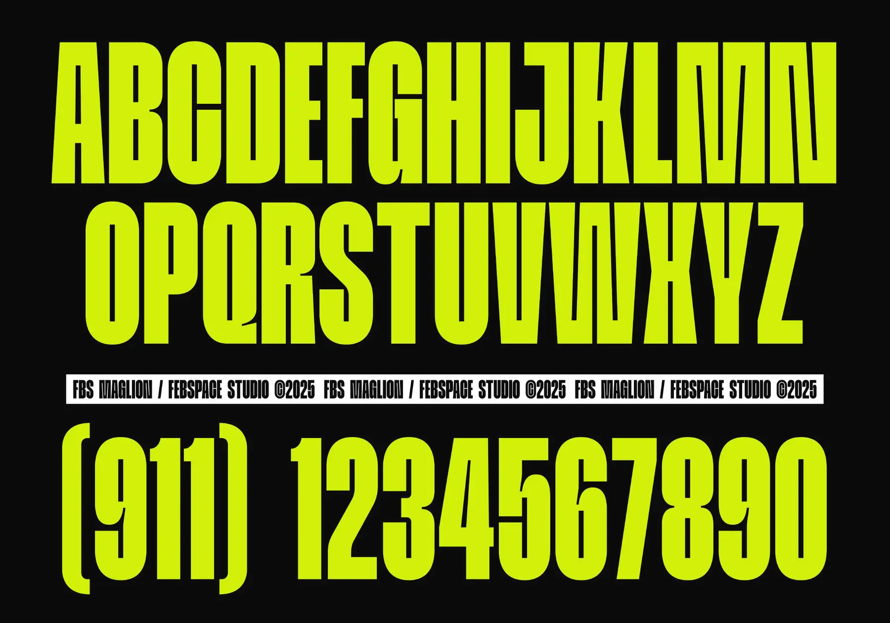 FBS Maglion Font - YouWorkForThem