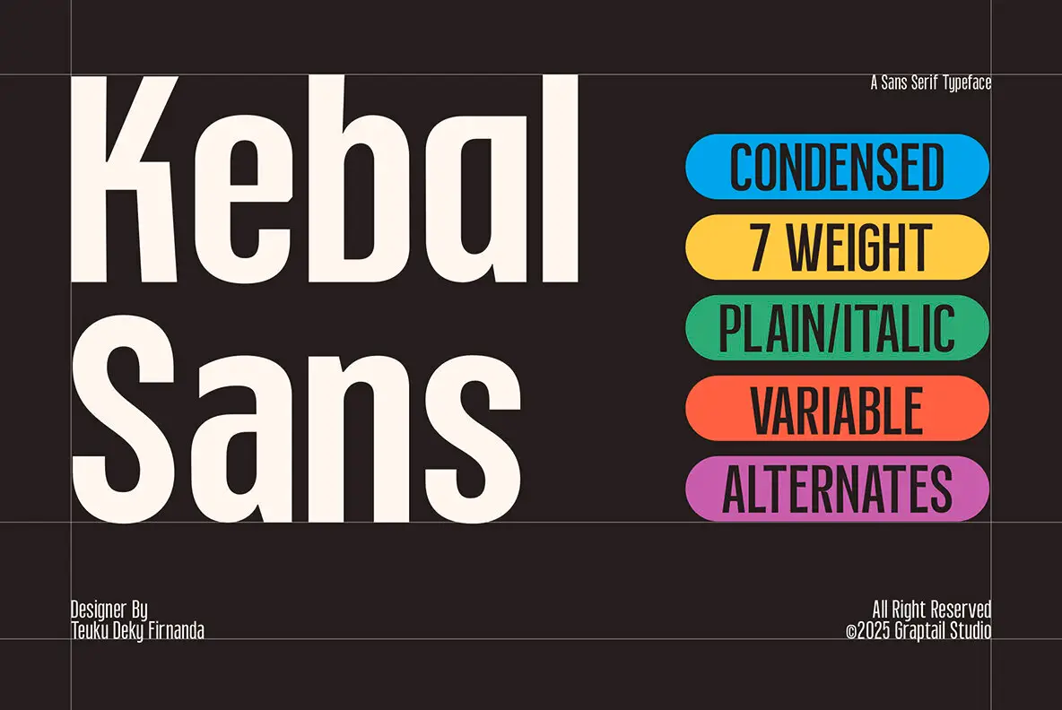 Kebal Font - YouWorkForThem