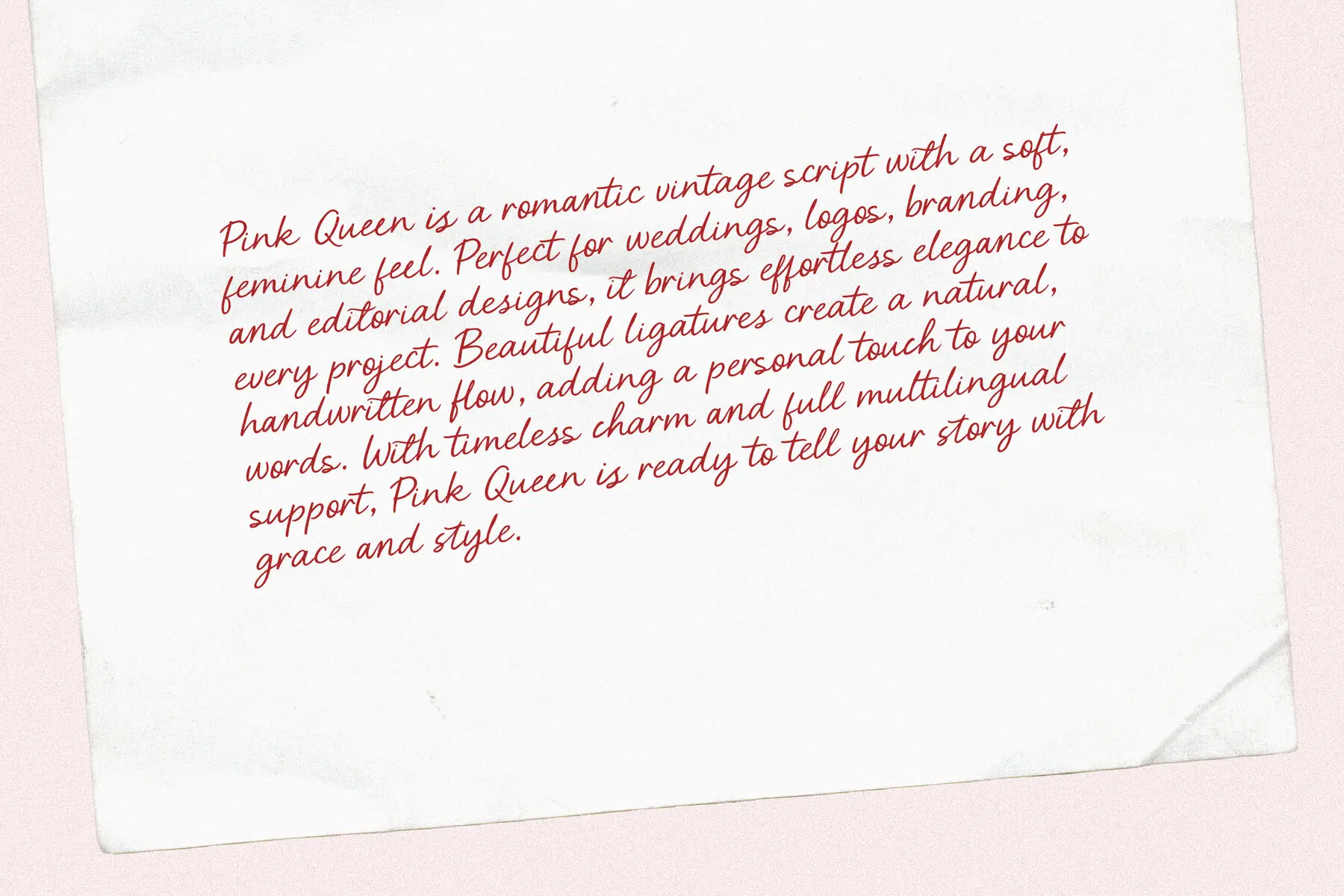 Pink Queen Font - YouWorkForThem