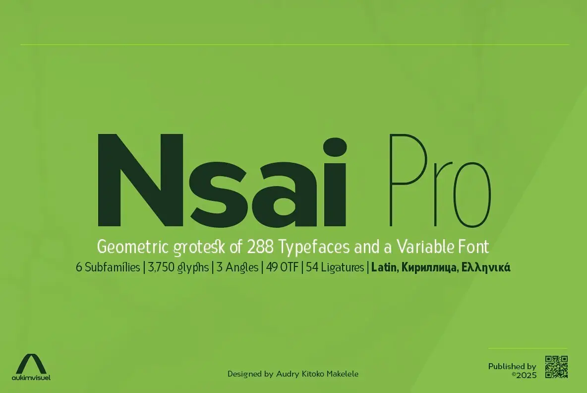 Nsai Pro Font - YouWorkForThem