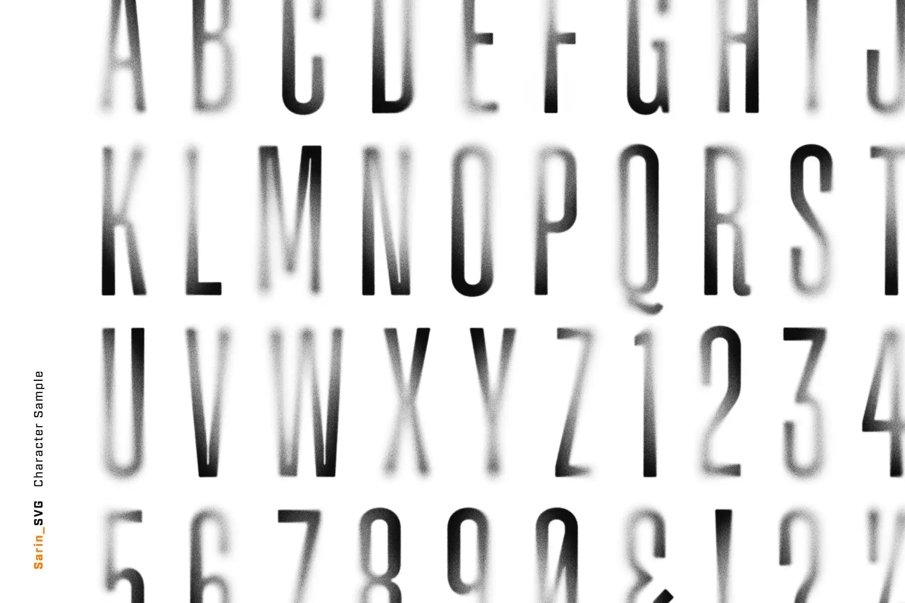 Sarin SVG Font - YouWorkForThem