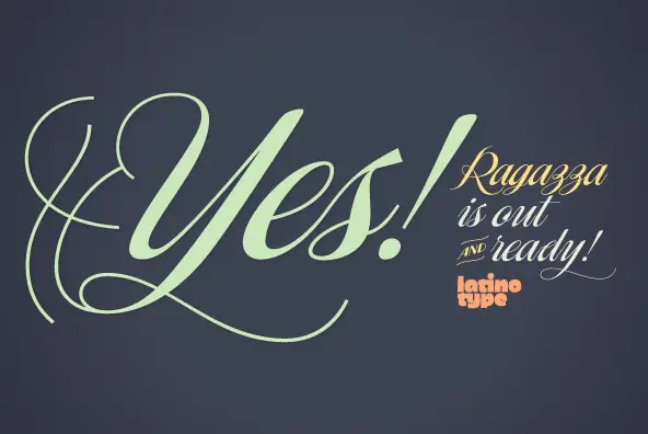 Ragazza Script Font - FontPath