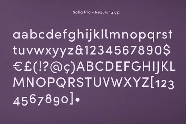 Sofia Pro Font - FontPath