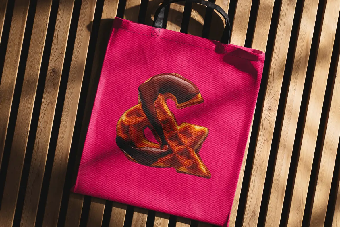 Waffle Drip SVG Font - FontPath