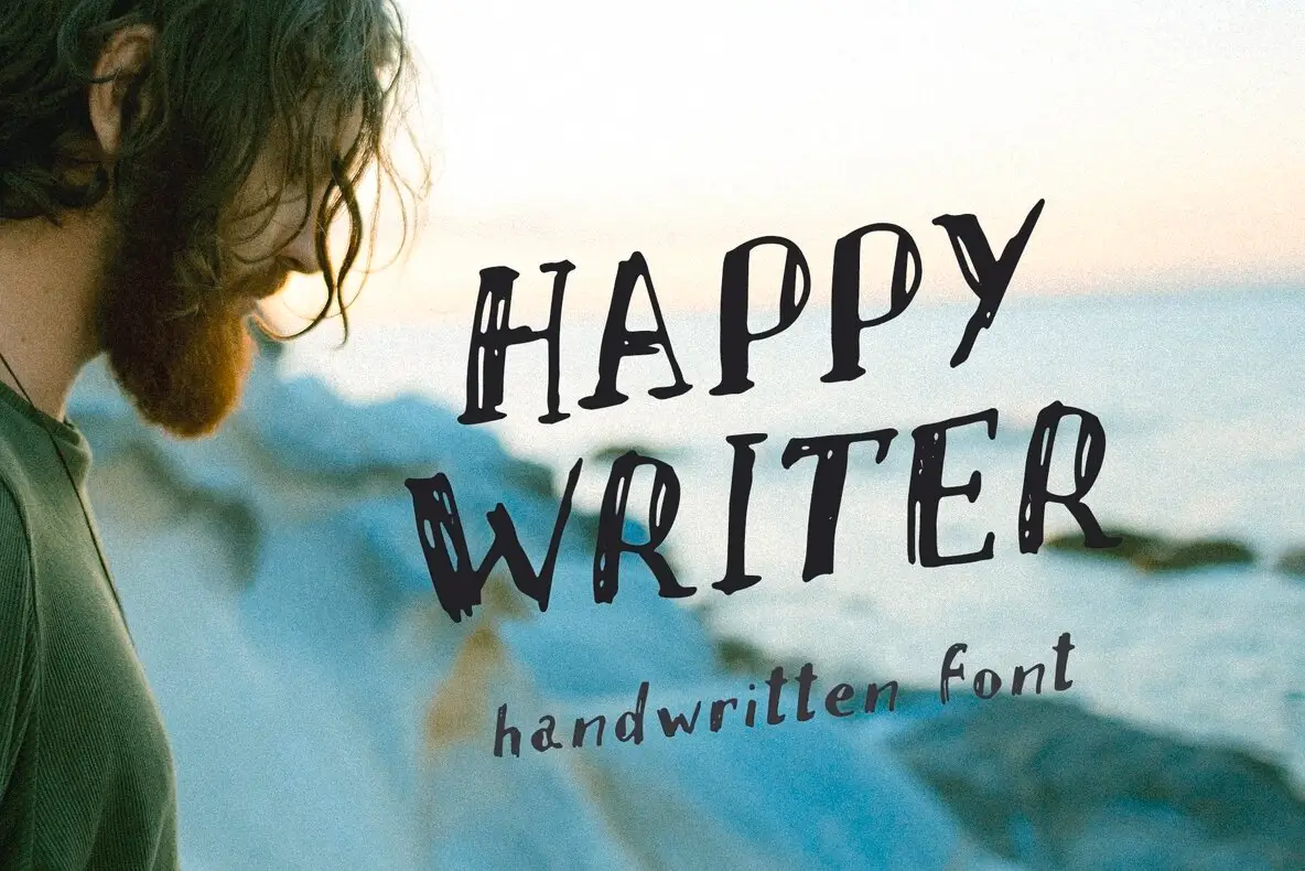 Happy Writer Font - YouWorkForThem