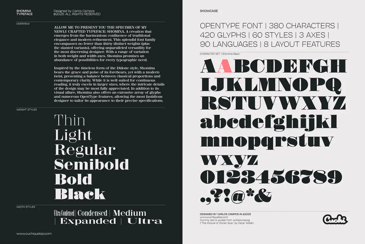 Shomina Font - YouWorkForThem