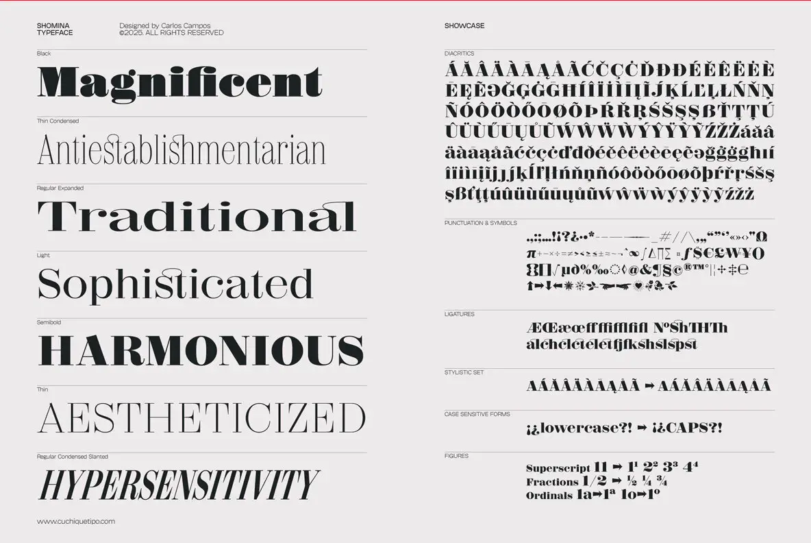 Shomina Font - YouWorkForThem