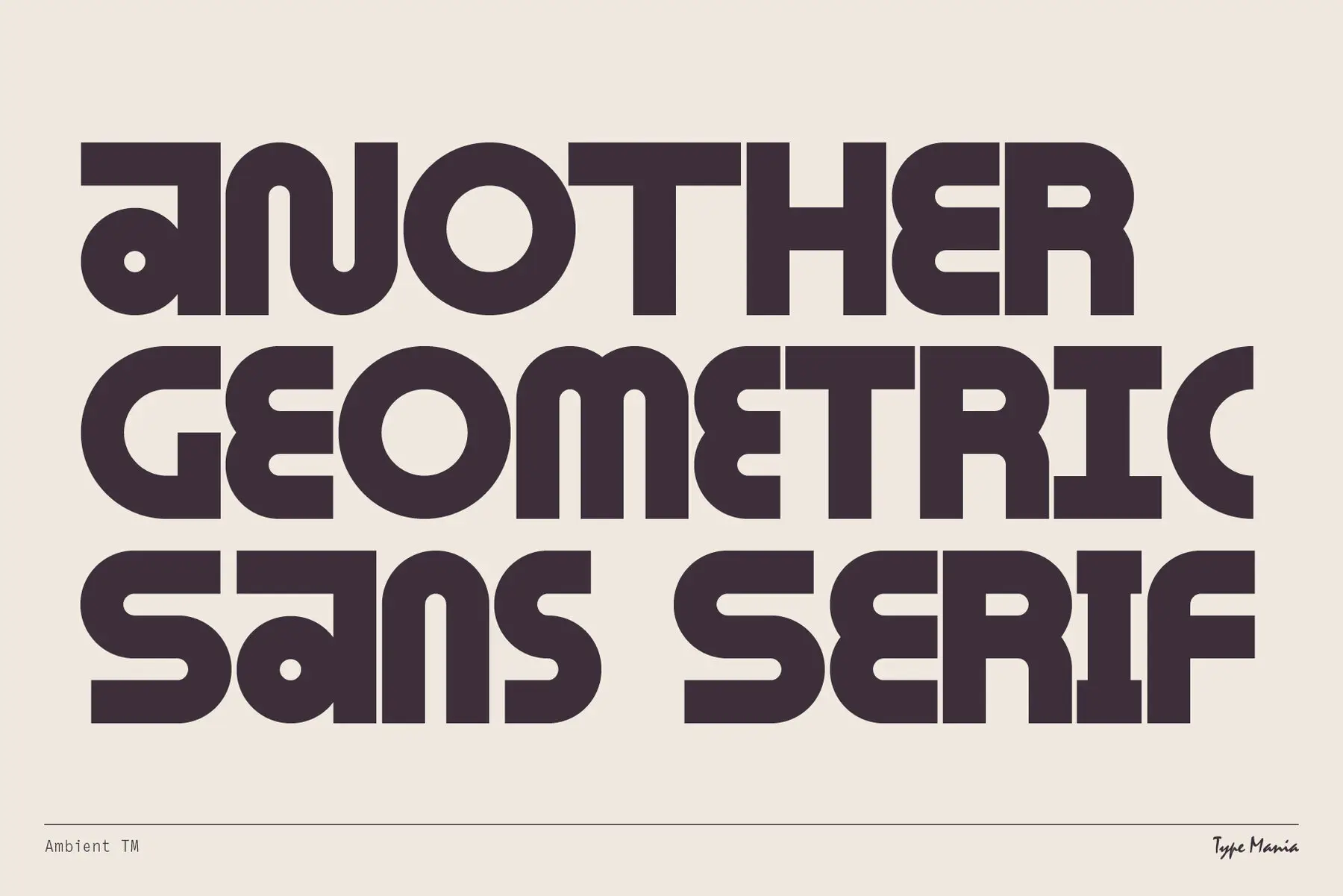 Ambient TM Font - YouWorkForThem