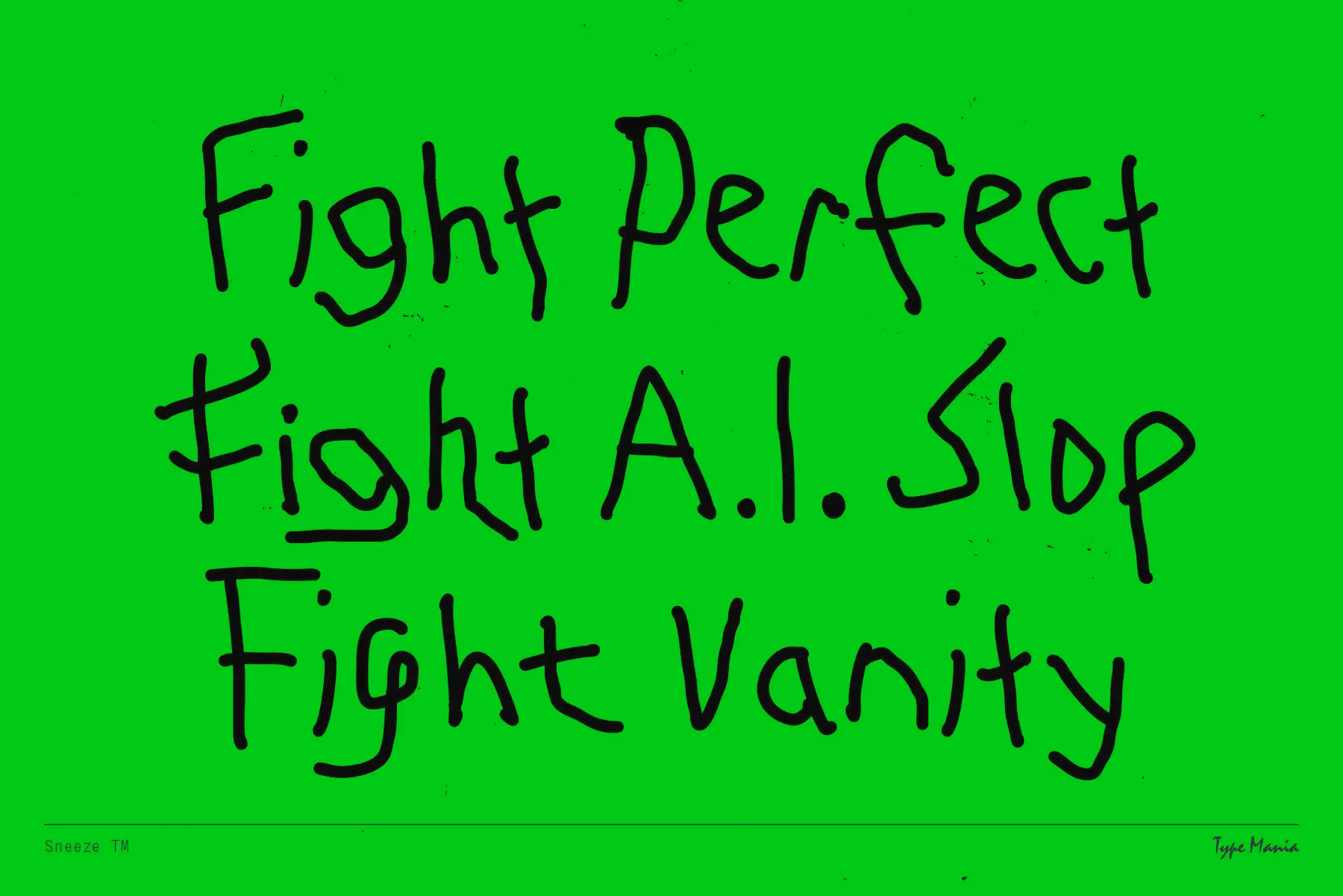 Sneeze TM Font - FontPath