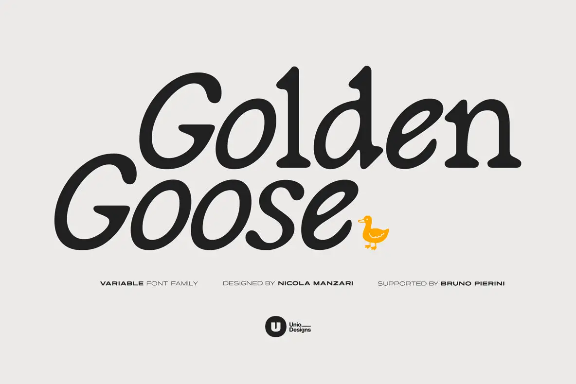 Golden Goose Font - YouWorkForThem