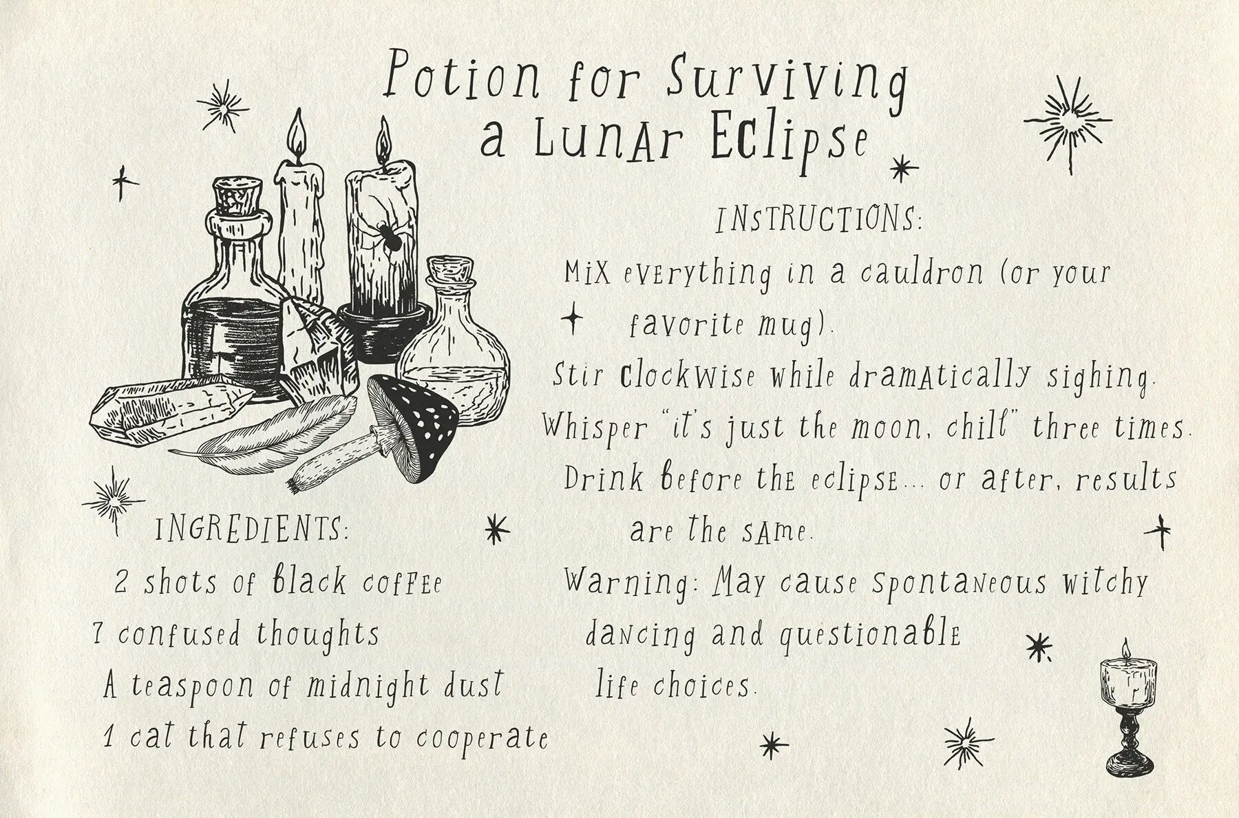 Lunar Eclipse Font - YouWorkForThem