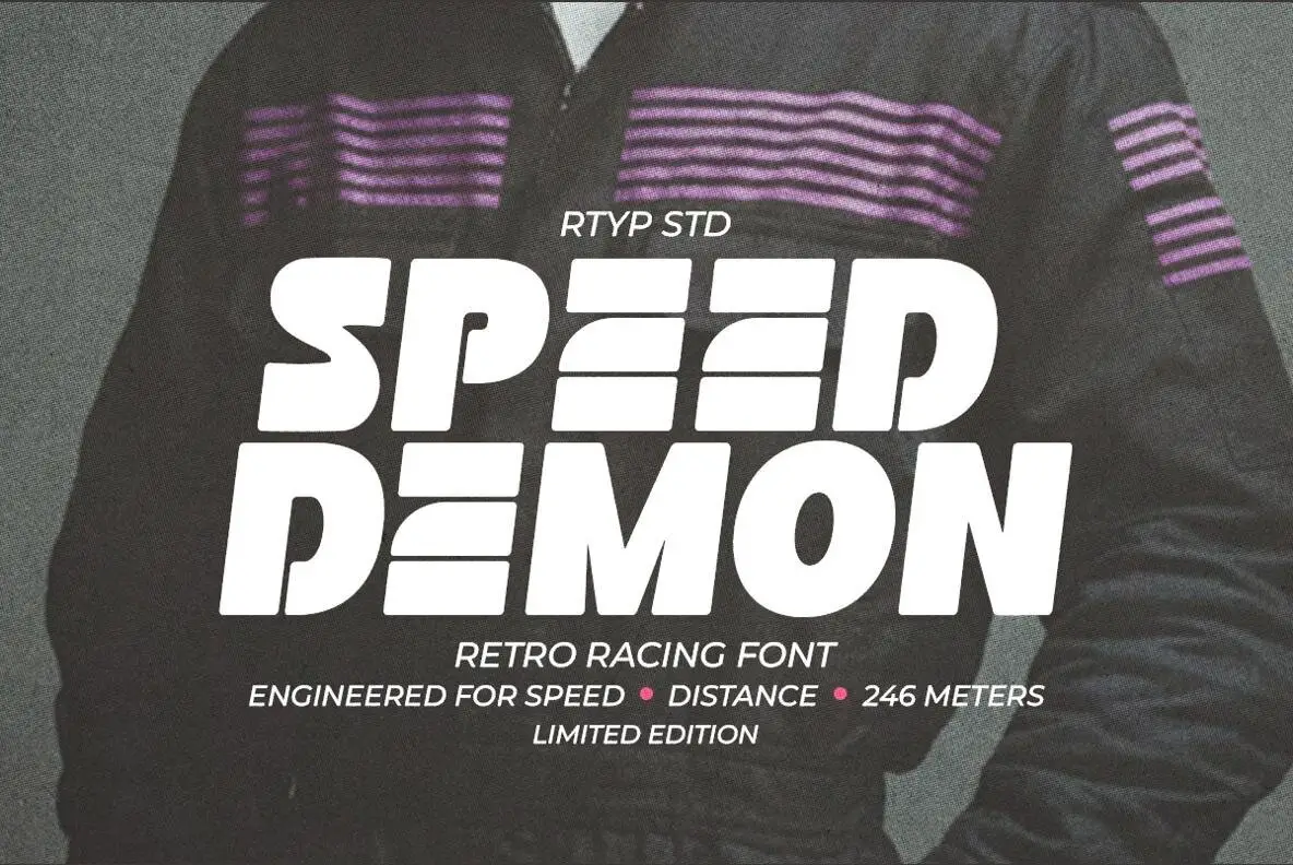 Speed Demon Font - YouWorkForThem