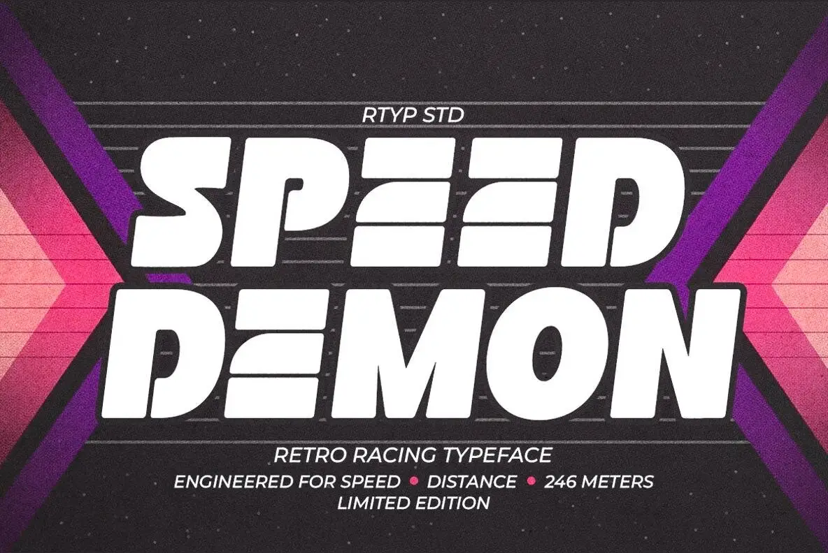 Speed Demon Font - YouWorkForThem