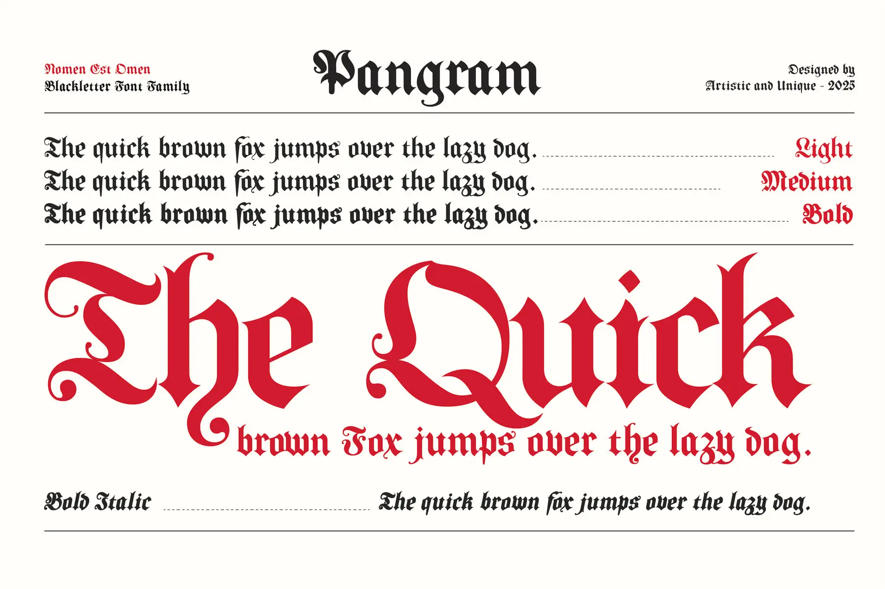 Nomen Est Omen Font - YouWorkForThem