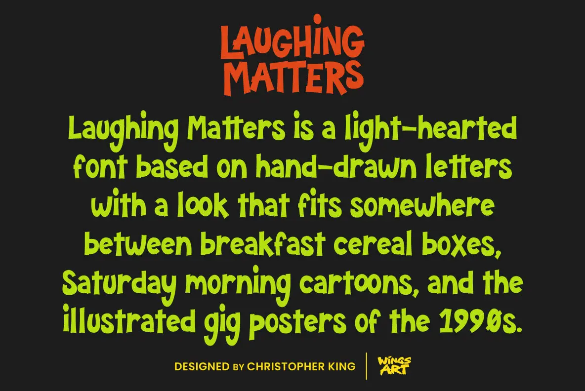 Laughing Matters Font - FontPath