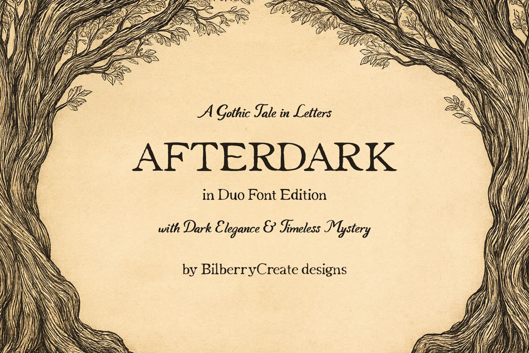 Afterdark Font - YouWorkForThem