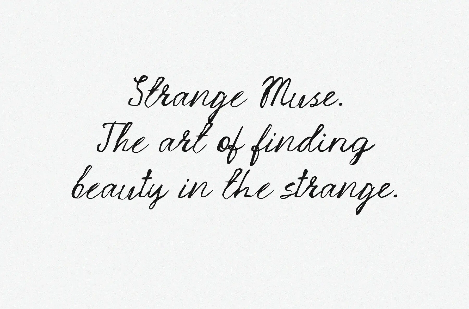 Strange Muse Messy Font - FontPath