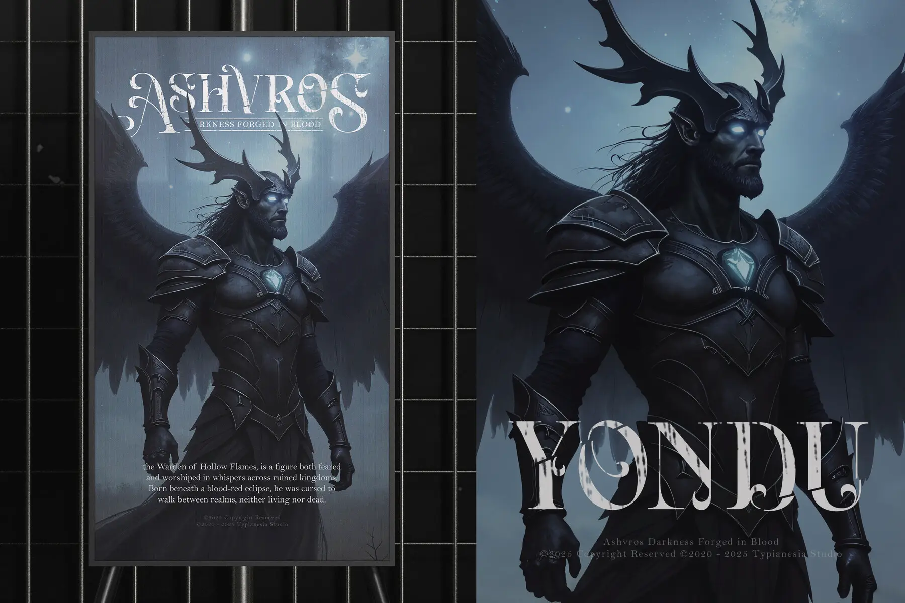 Ark Raised Font - YouWorkForThem