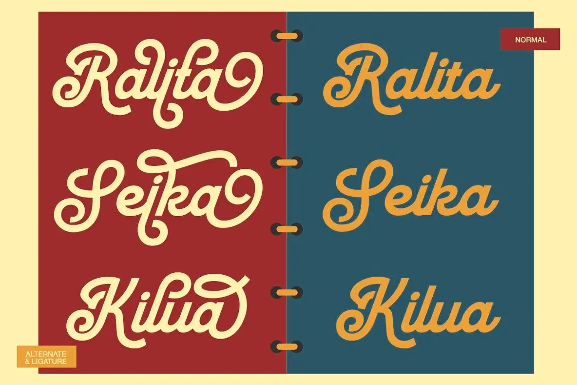 Dh Kellia Font - YouWorkForThem