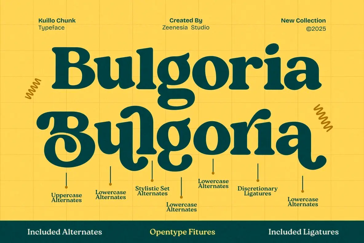 Kuillo Chunk Font - FontPath