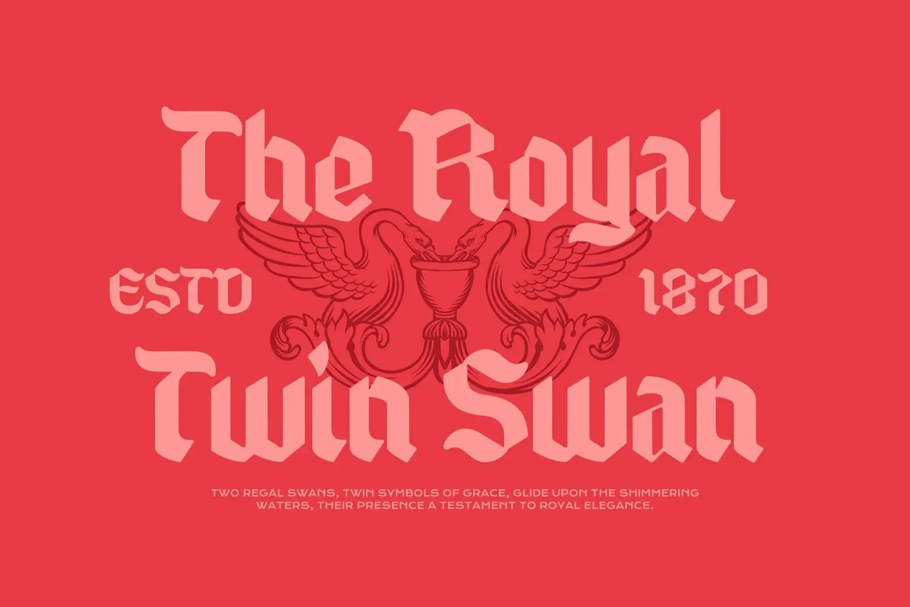 Heraldic Shadows Font - YouWorkForThem