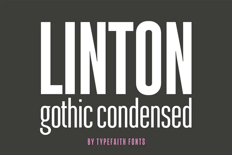 Condensed Fonts - 5 - YouWorkForThem