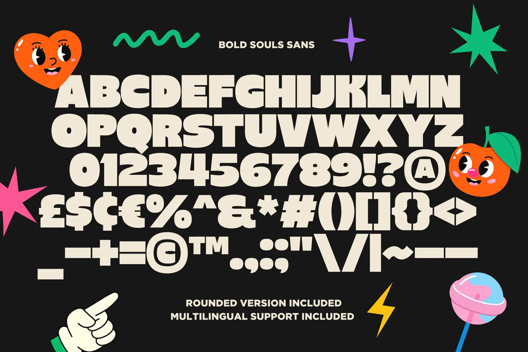 Bold Souls Font Duo - YouWorkForThem