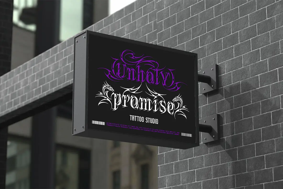 Cursed Claw Font - YouWorkForThem