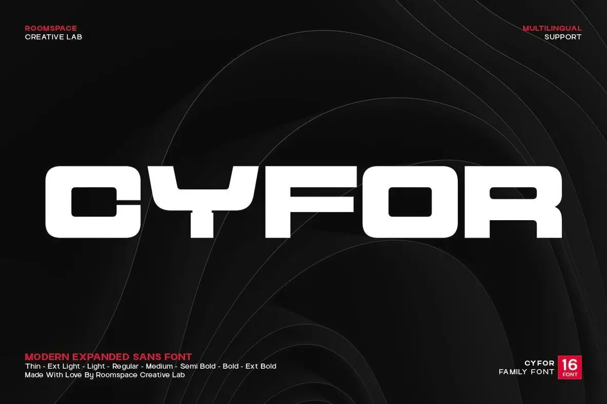 Cyfor Font - YouWorkForThem