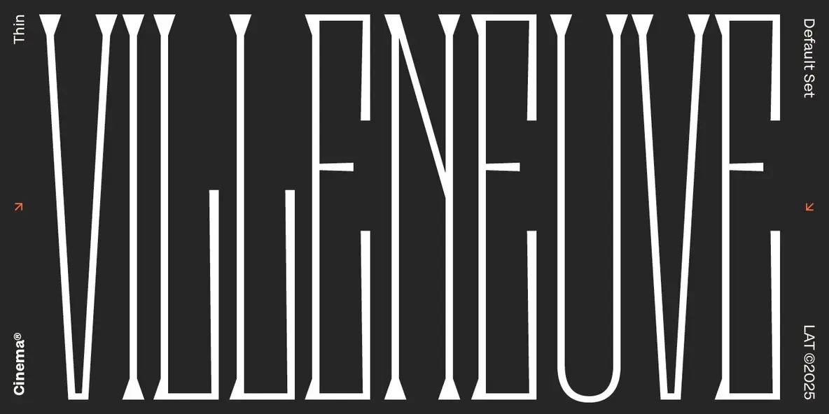 Cinema Font - YouWorkForThem