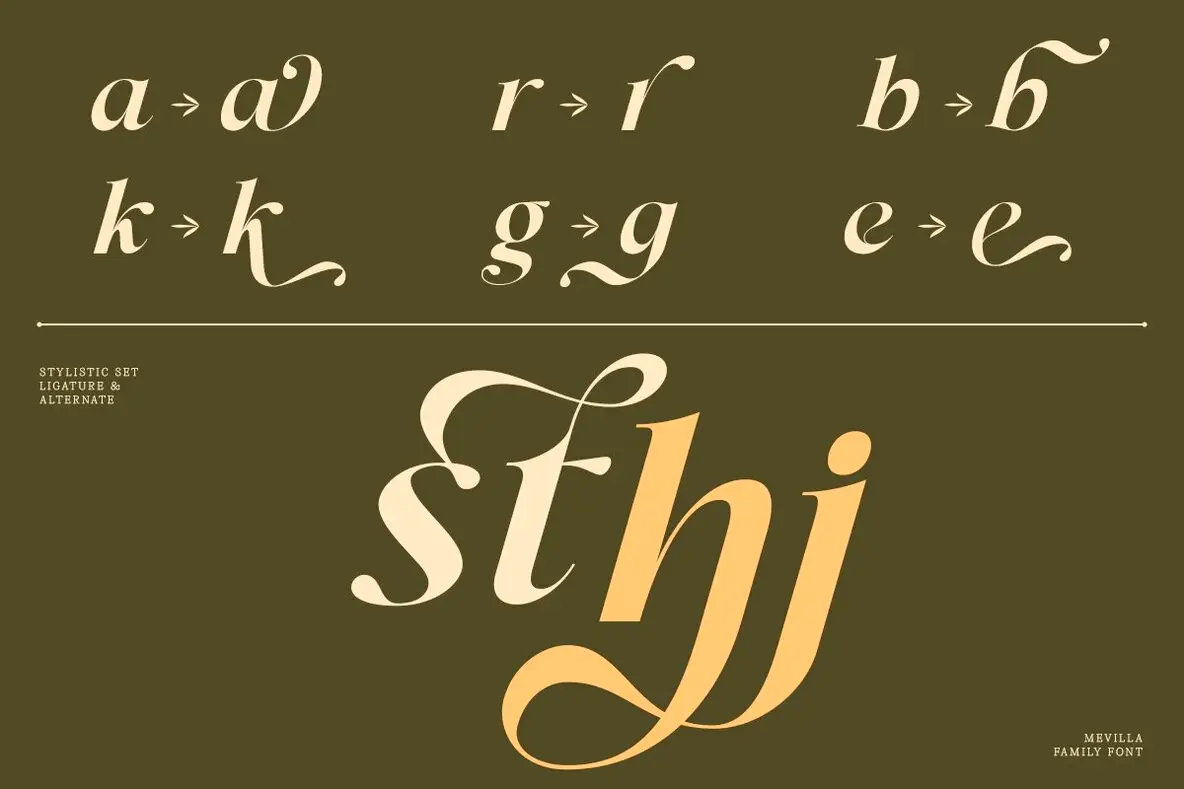 Dh Milate Font - FontPath