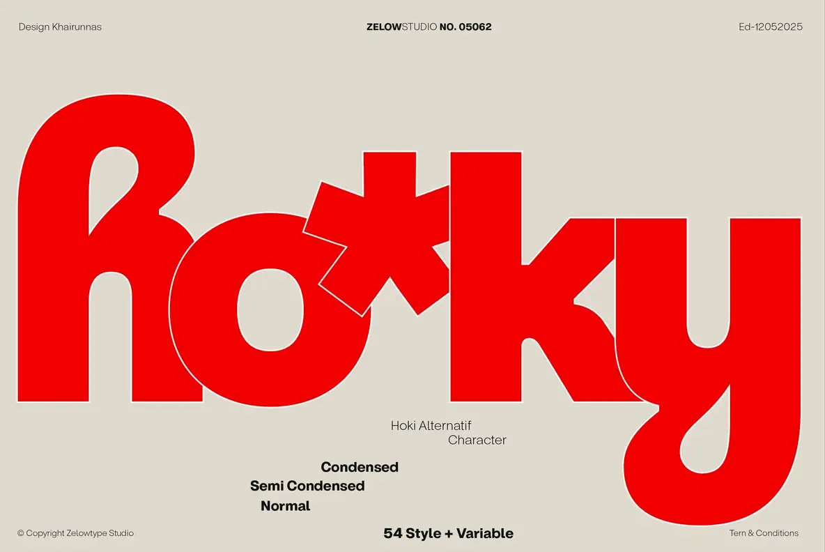 ZT Hoky Font - YouWorkForThem