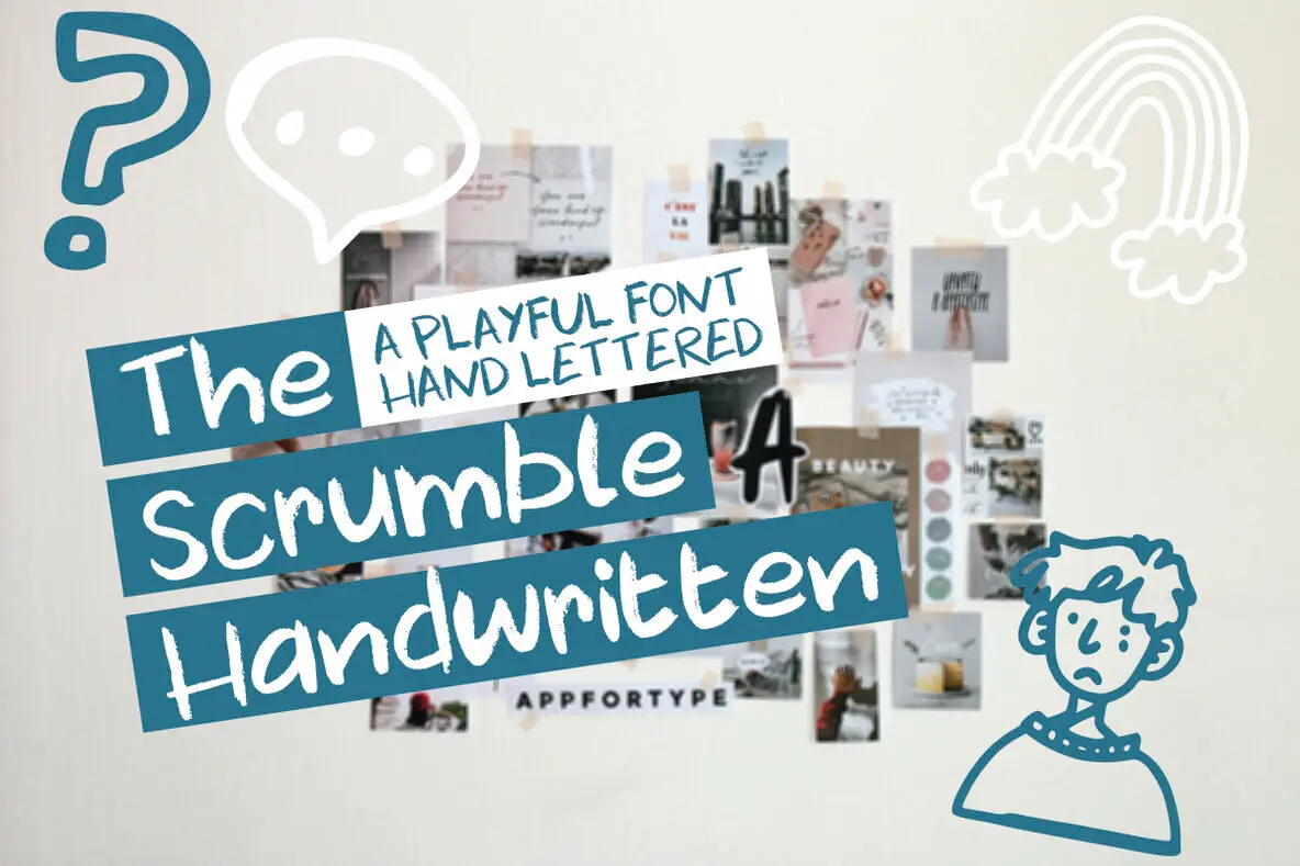 The Scrumble Font - YouWorkForThem
