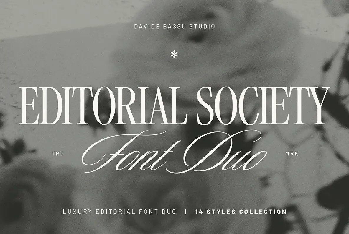 Editorial Society Font - YouWorkForThem