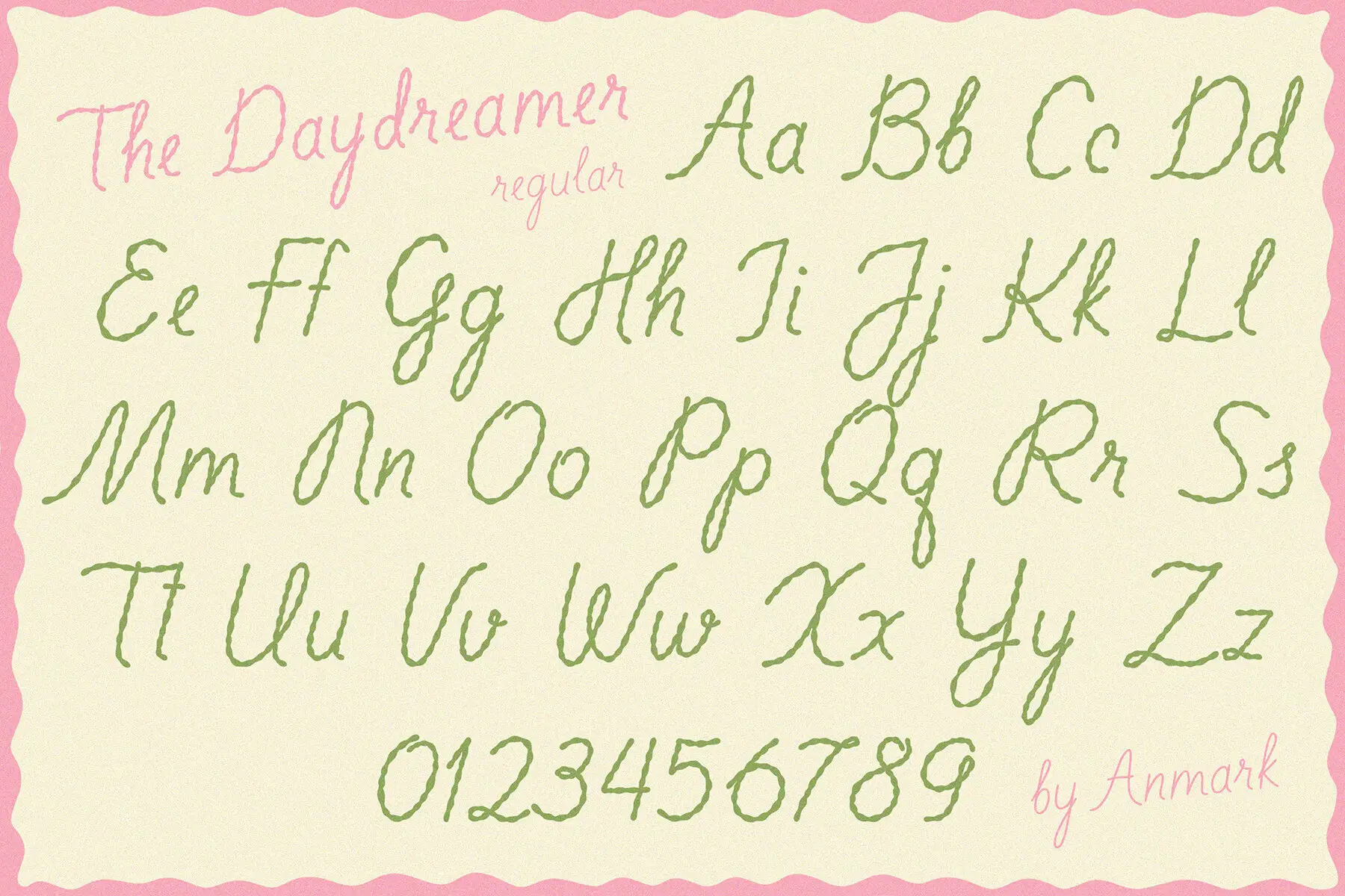 The Daydreamer Font - YouWorkForThem