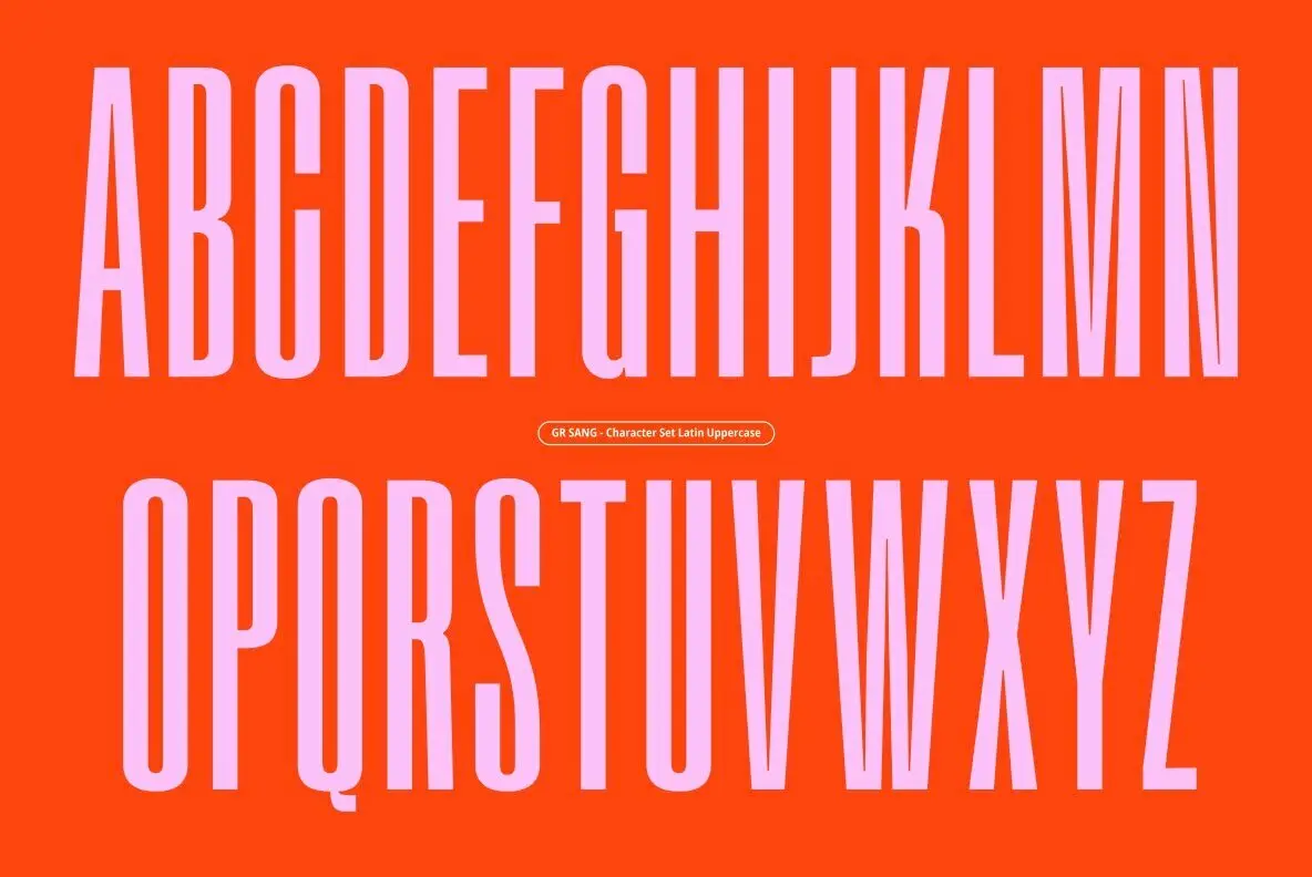 GR SANG Font - YouWorkForThem