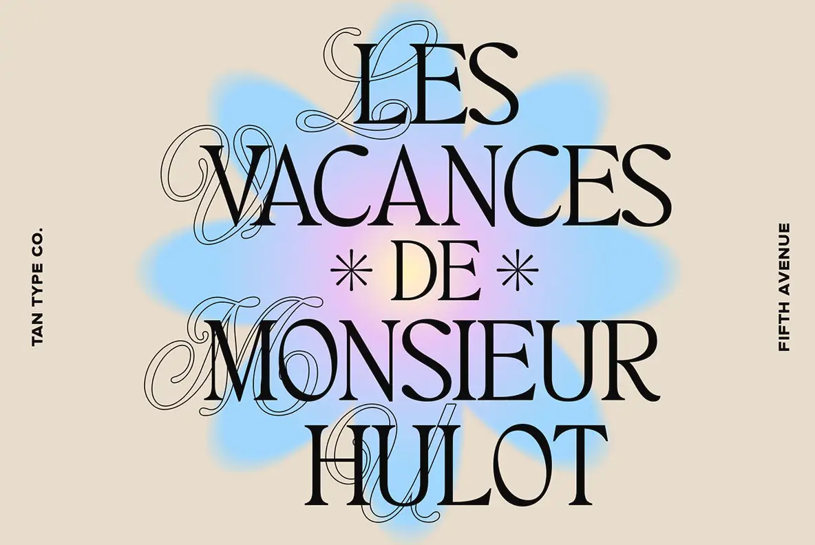 Tan Fifth Avenue Font - FontPath