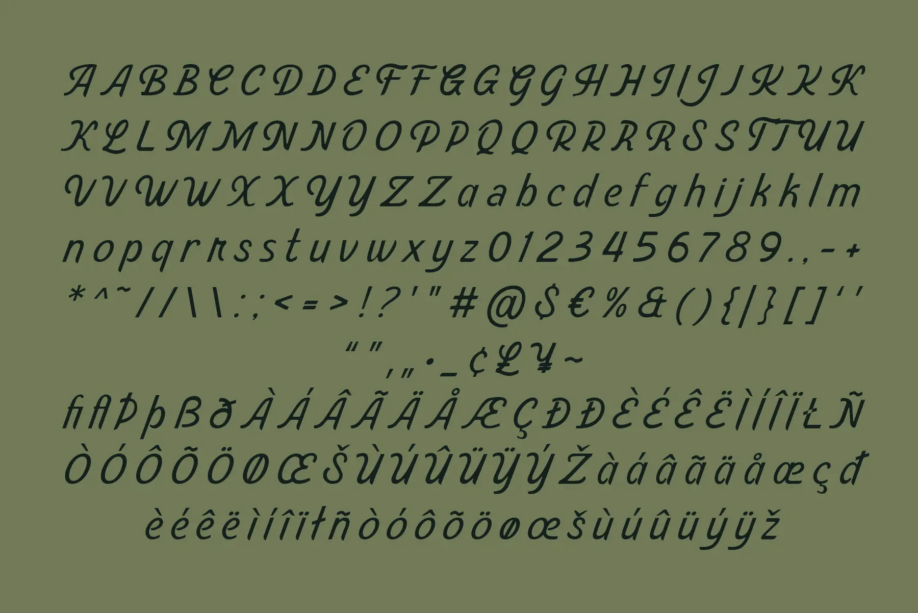 SFC Country Fairway Font - YouWorkForThem