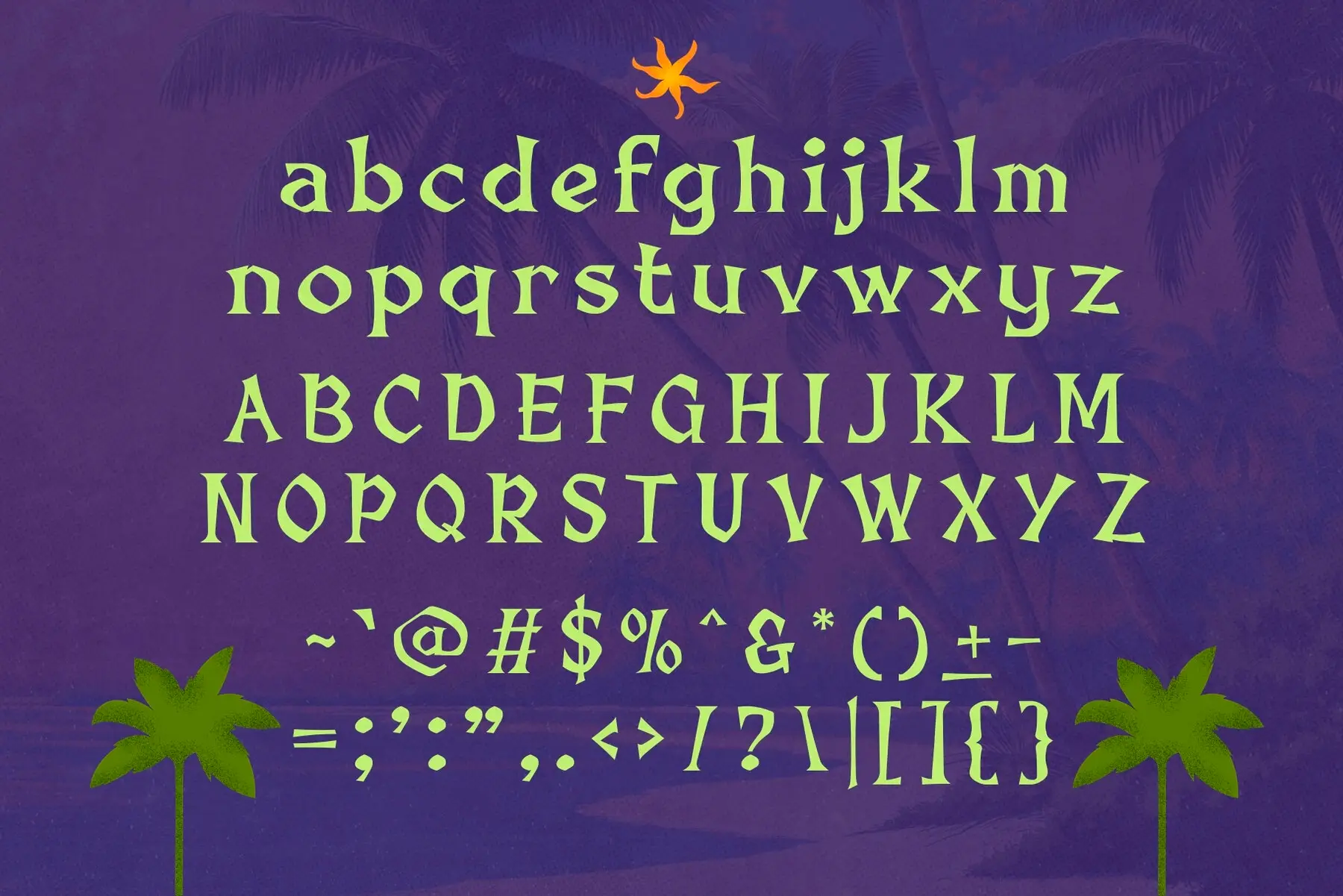 Shaka Sunset Font - YouWorkForThem