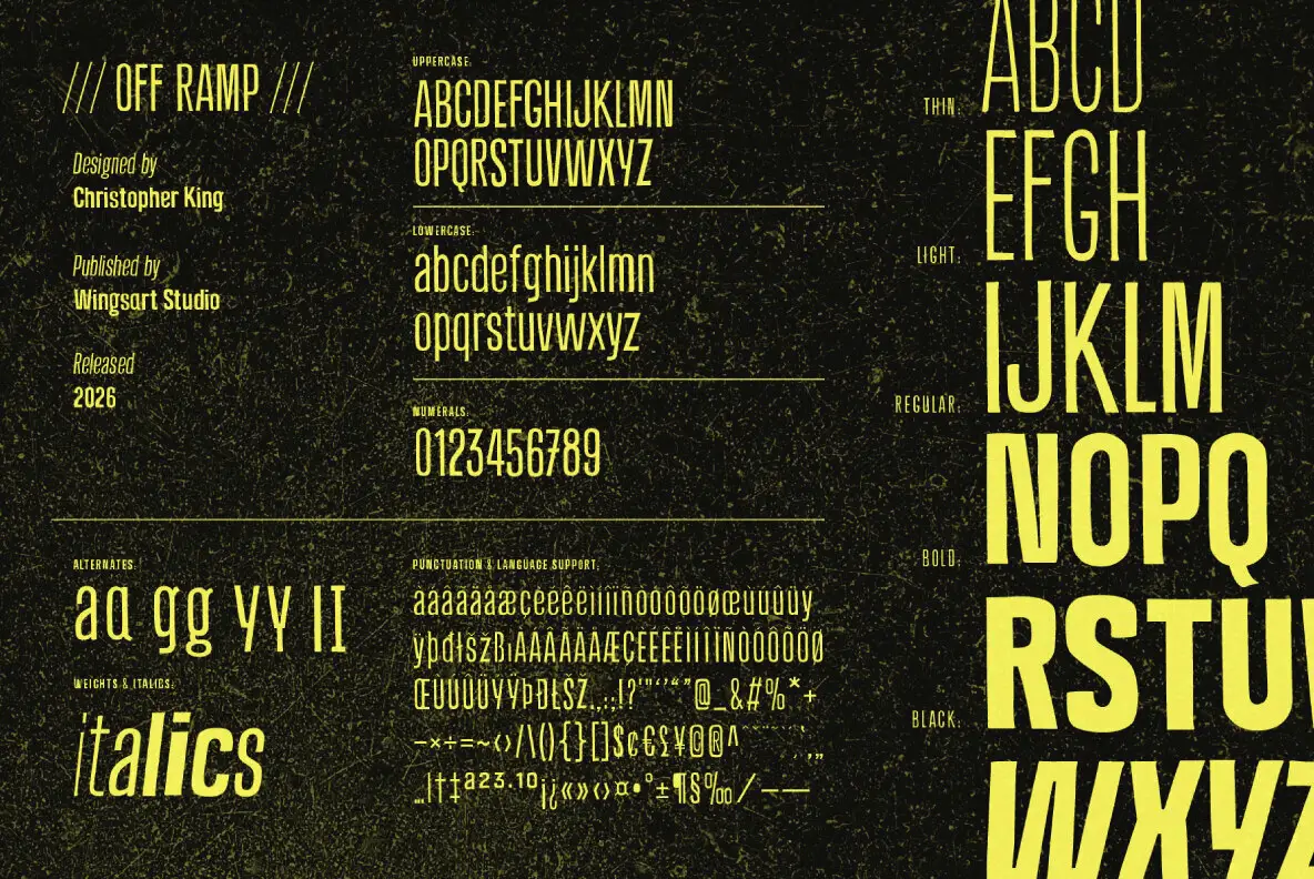 Off Ramp Font - FontPath