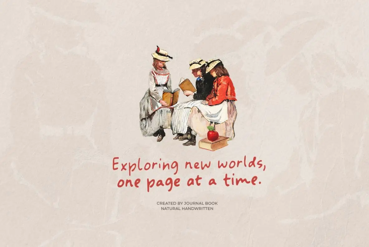 Journal Book Font - FontPath