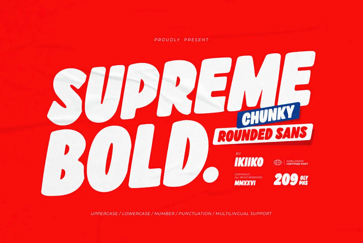 Supreme Bold Font - Fontpath