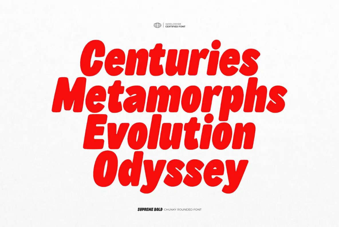 Supreme Bold Font - Fontpath