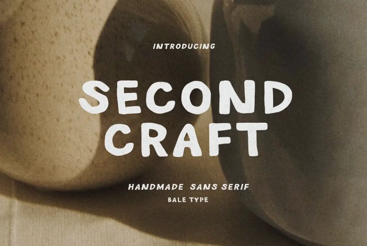 Second Craft Font - YouWorkForThem
