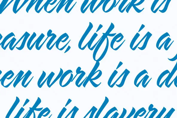 Sarah Script Font - YouWorkForThem