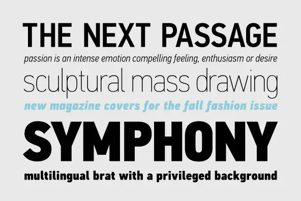 PF DIN Text Condensed Pro Font - FontPath