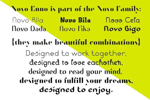 Novo Enno Font - YouWorkForThem