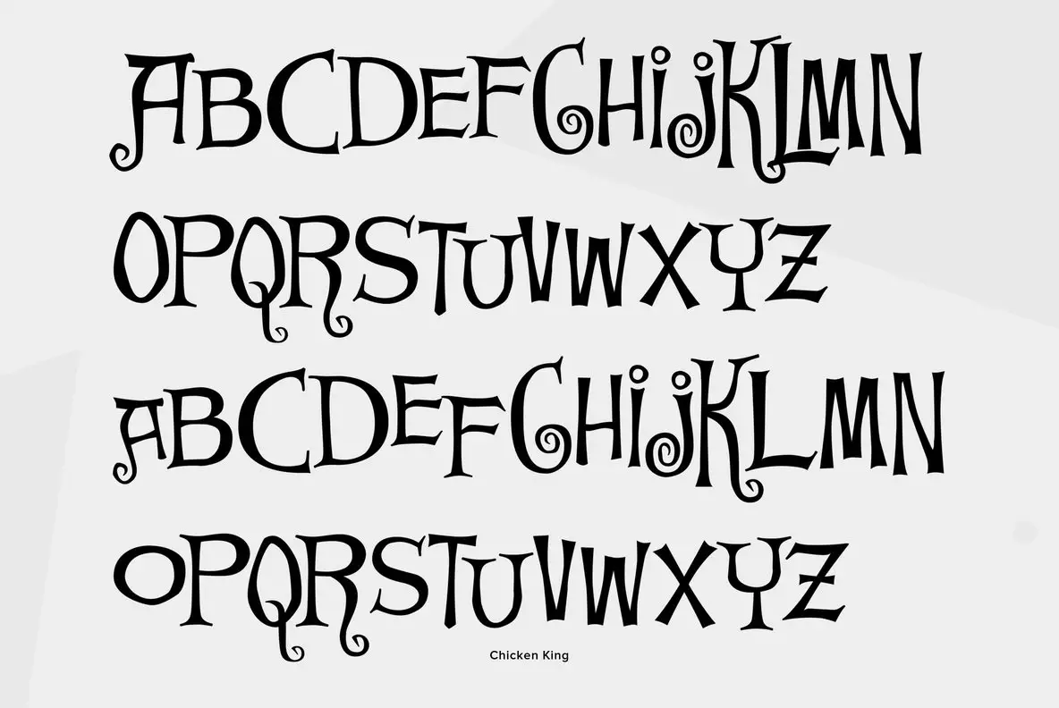 Chicken King Font - YouWorkForThem